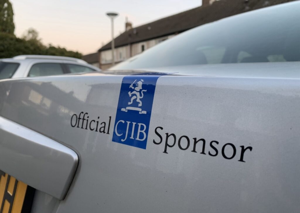 Official CJIB Sponsor sticker - Shop-Vinyl.nl